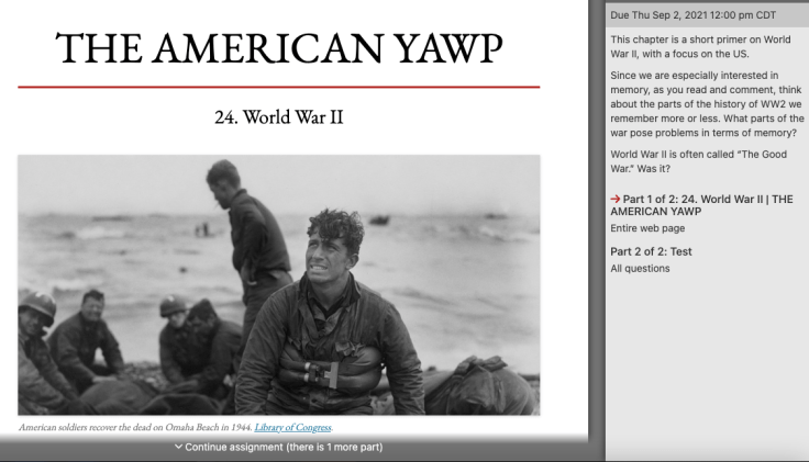 A Beginner’s Guide to the Perusall Assessment – Clio and the Contemporary